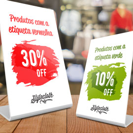 Display em L | Crie e Imprima com sua Arte | Printi