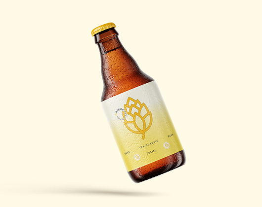 Home Rótulo para Garrafa de Cerveja